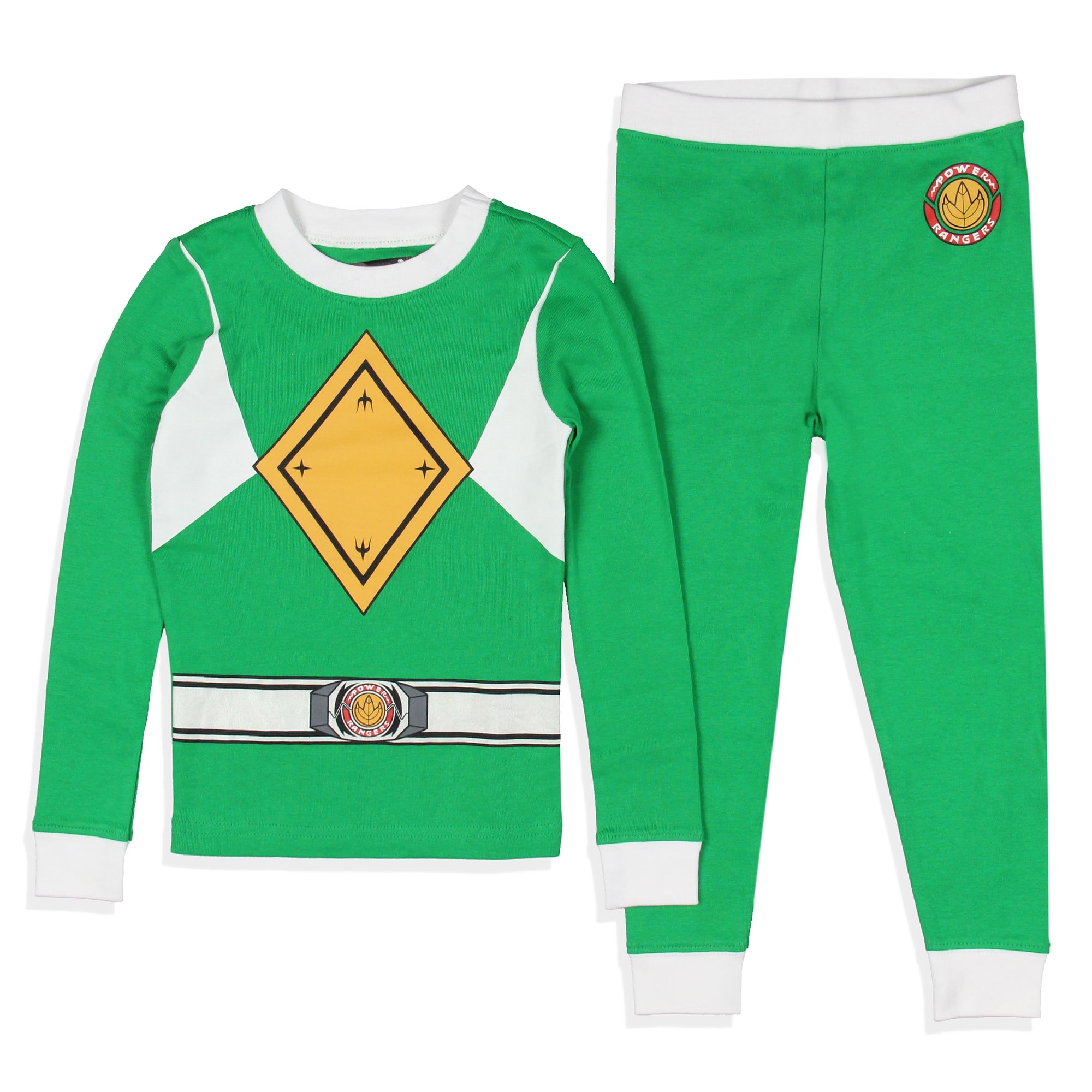 Power Rangers Toddler Kids' Mighty Morphin Ranger Character Tight Fit ...