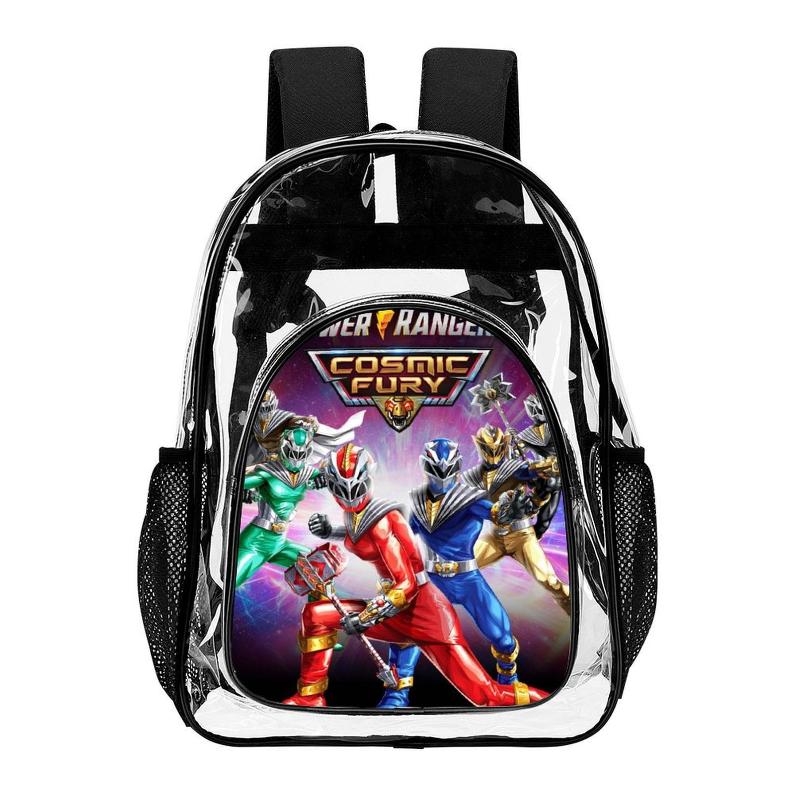 Power Rangers Transparent Backpack School Bag Large Capacity Clear ...