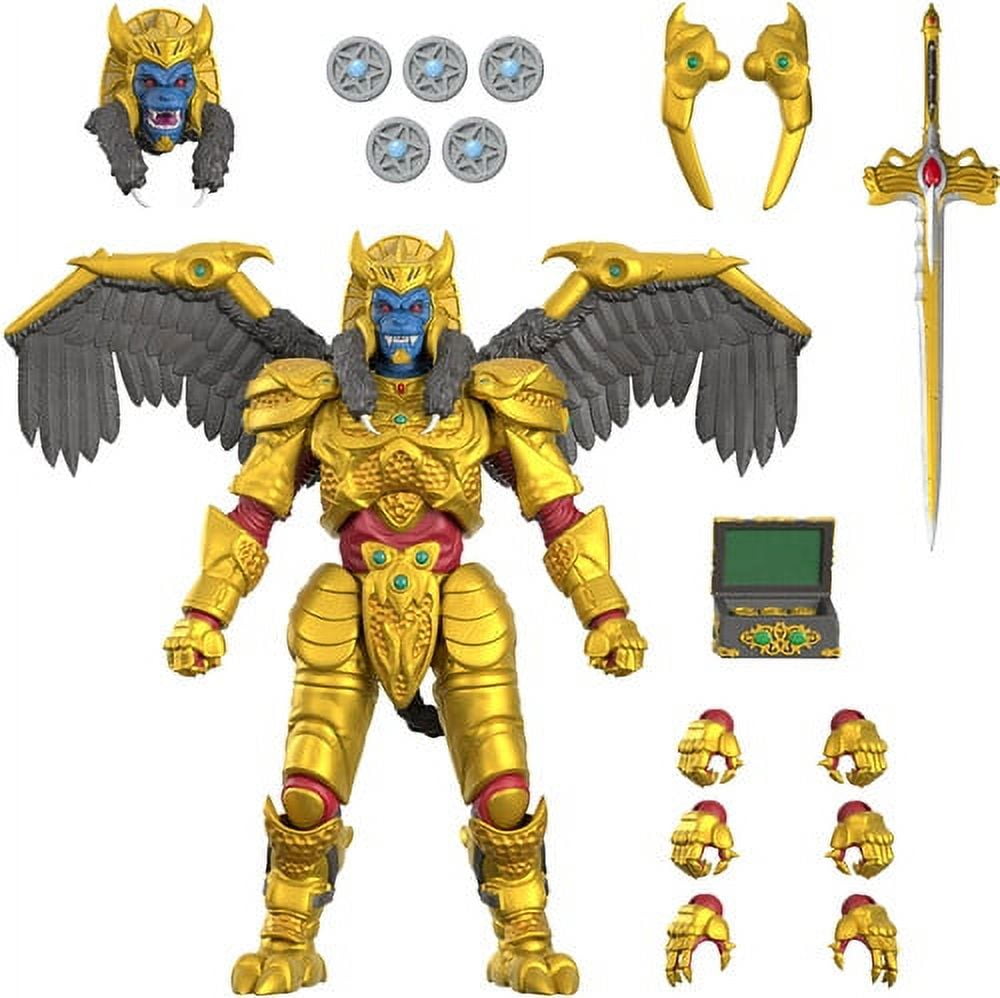 Free Shipping! Power Rangers Ultimates Goldar Action Figure - Walmart ...