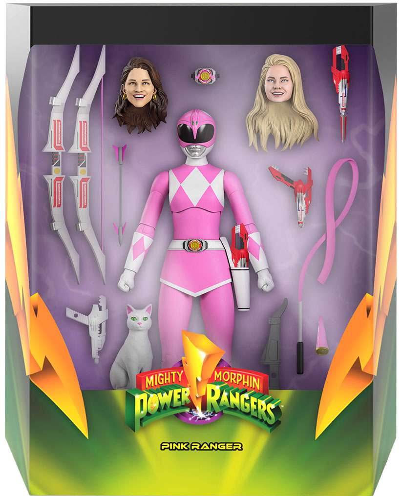 Power Rangers Ultimates Pink Ranger Action Figure (Mighty Morphin ...