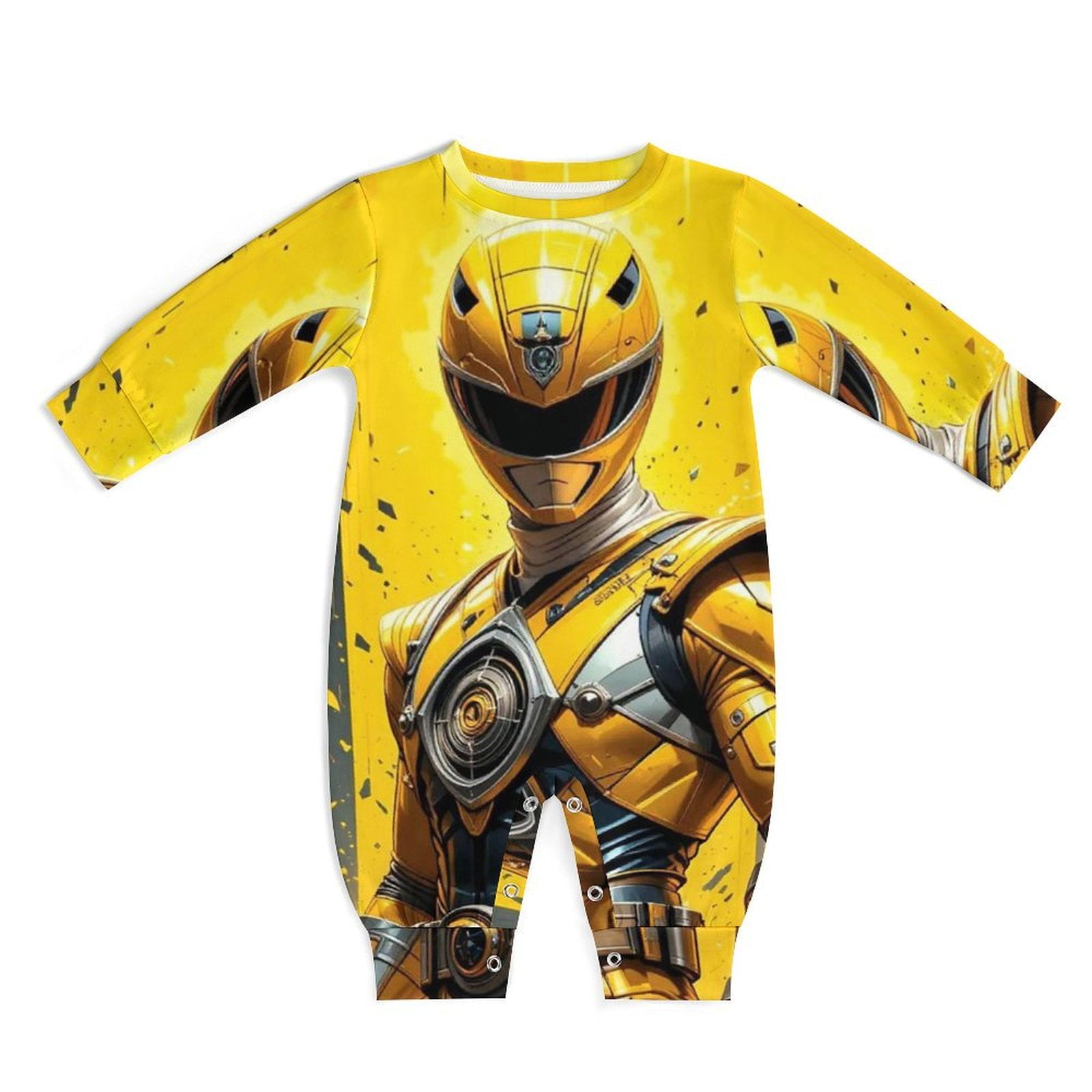 Power Rangers Unisex Baby Boy Girl Rompers Long Sleeve Infant Jumpsuits ...