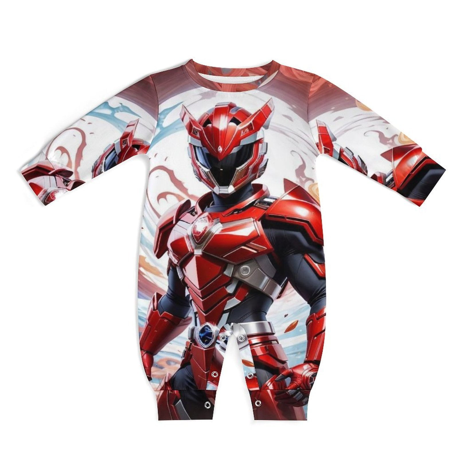 Power Rangers Unisex Baby Boy Girl Rompers Long Sleeve Infant Jumpsuits ...