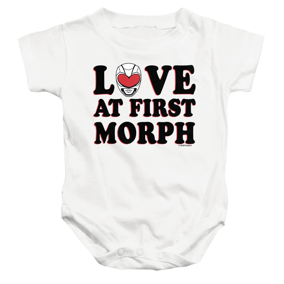 Power Rangers Valentine's Day Love At First Morph Unisex Infant Snap ...