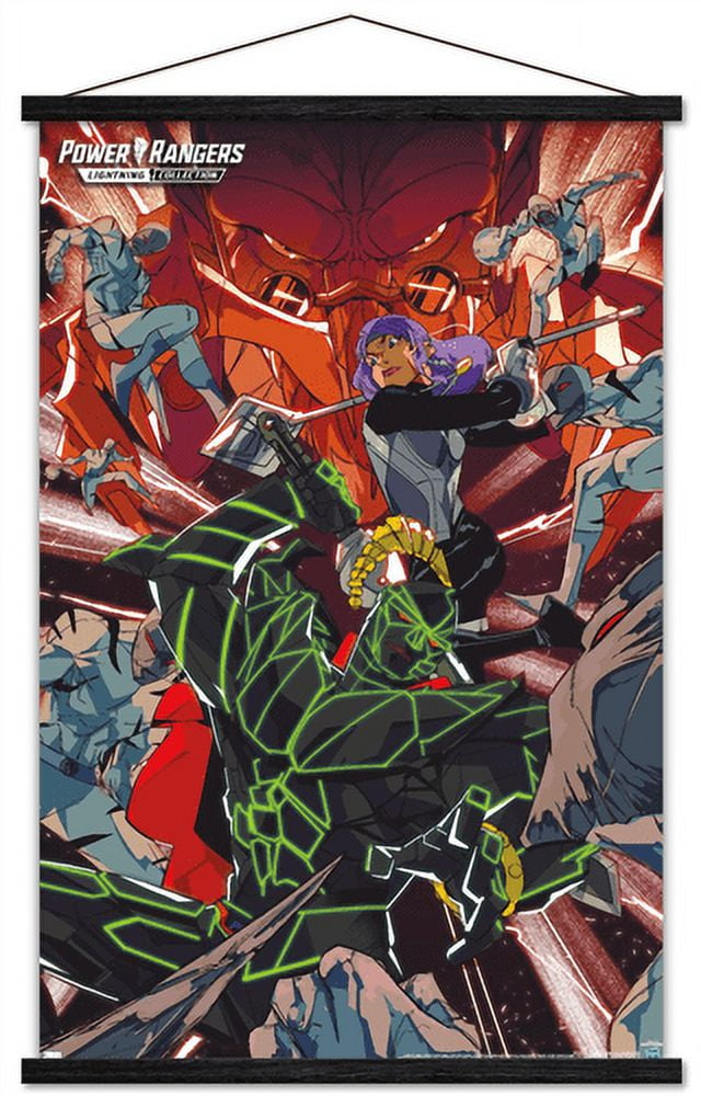 Power Rangers - Villain Wall Poster with Wooden Magnetic Frame, 22.375 ...