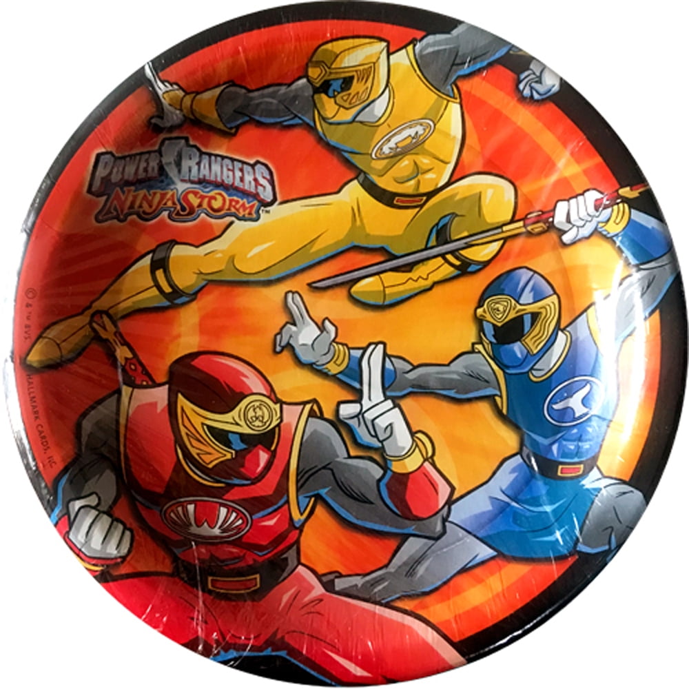 Power Rangers Vintage 2003 'Ninja Storm' Small Paper Plates (8ct ...