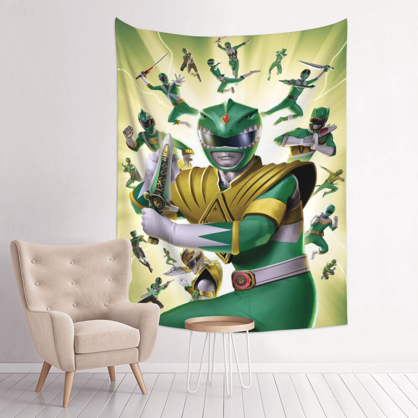 Power Rangers Wall Tapestry Cartoon Poster for Bedroom Aesthetics Funny ...