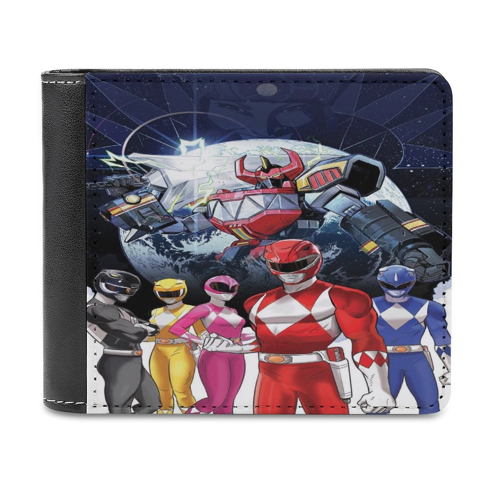 Power Rangers Wallet for Men Bifold Wallets Leather Purse Clutch Card ...