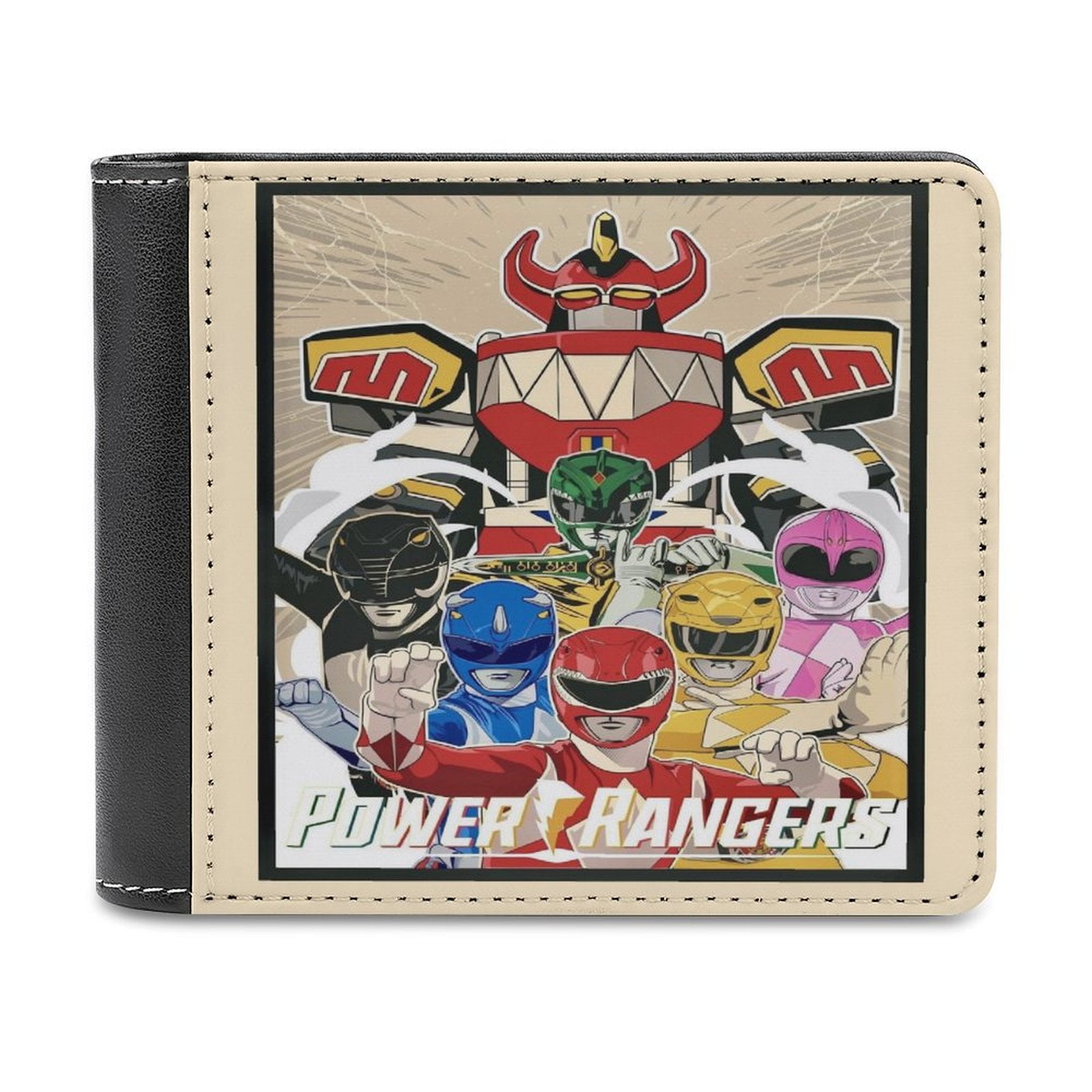 Power Rangers Wallet for Men Bifold Wallets Leather Purse Clutch Card ...