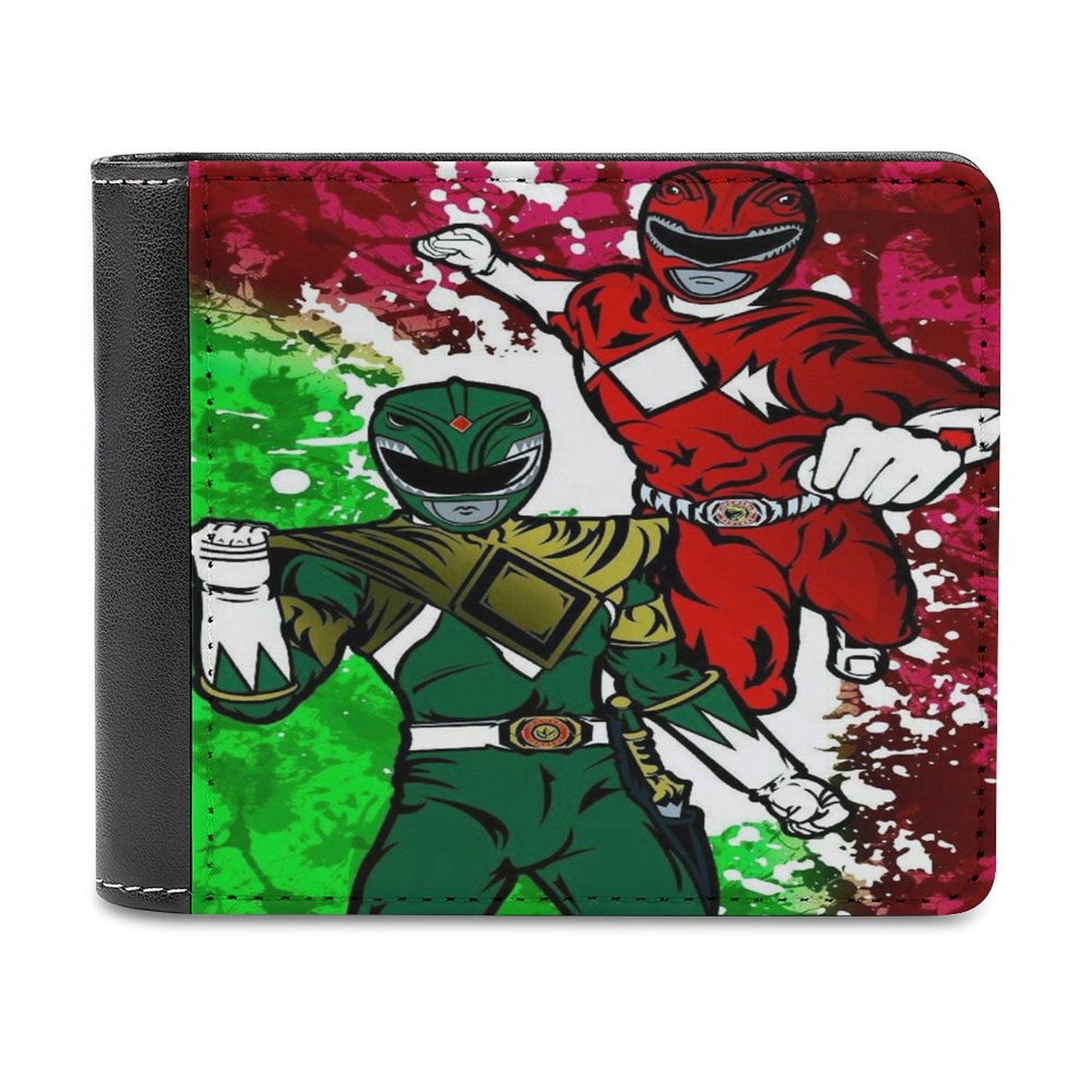 Power Rangers Wallet for Men Bifold Wallets Leather Purse Clutch Card ...