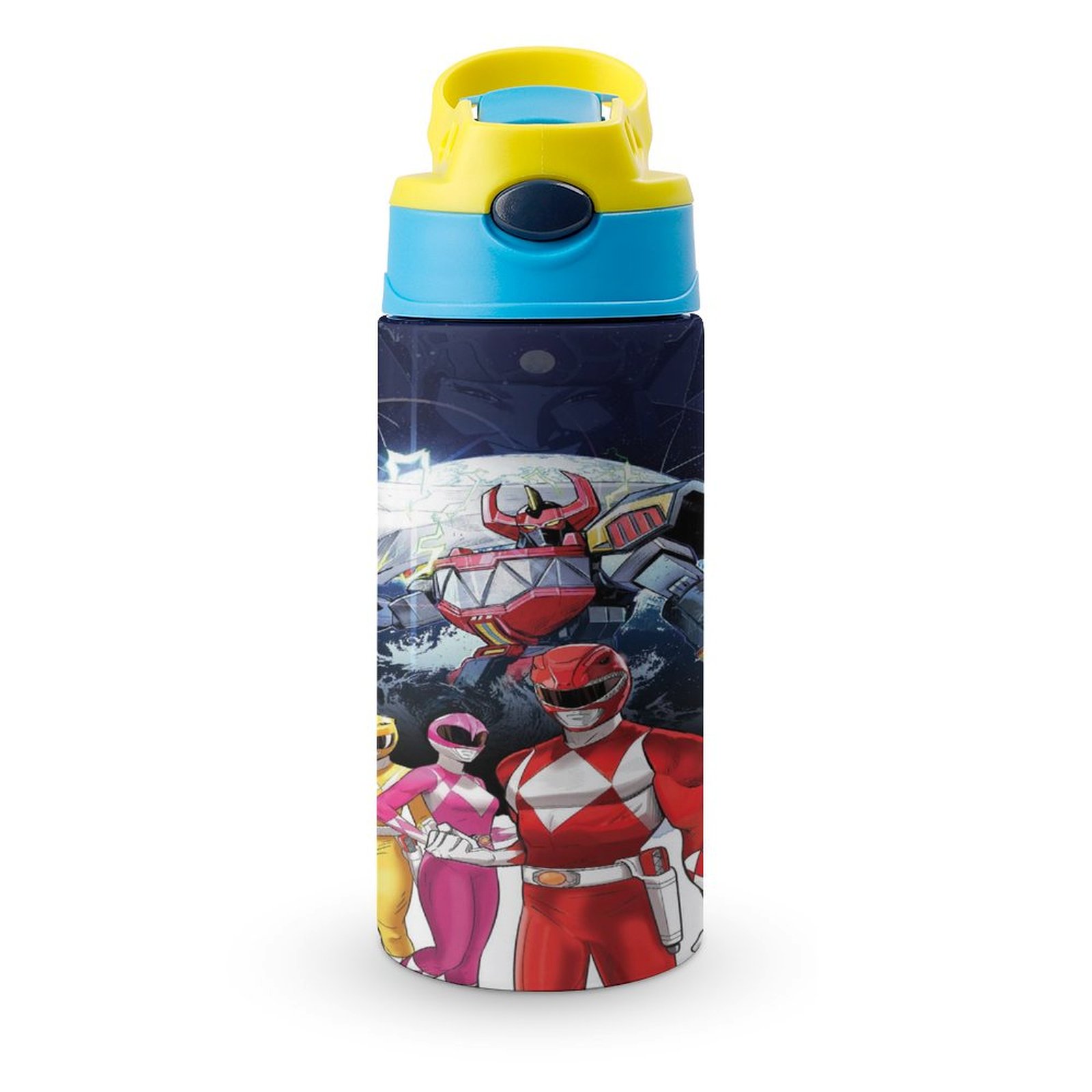 Power Rangers Water Bottle with Straw Vacuum Insulated Stainless Steel ...