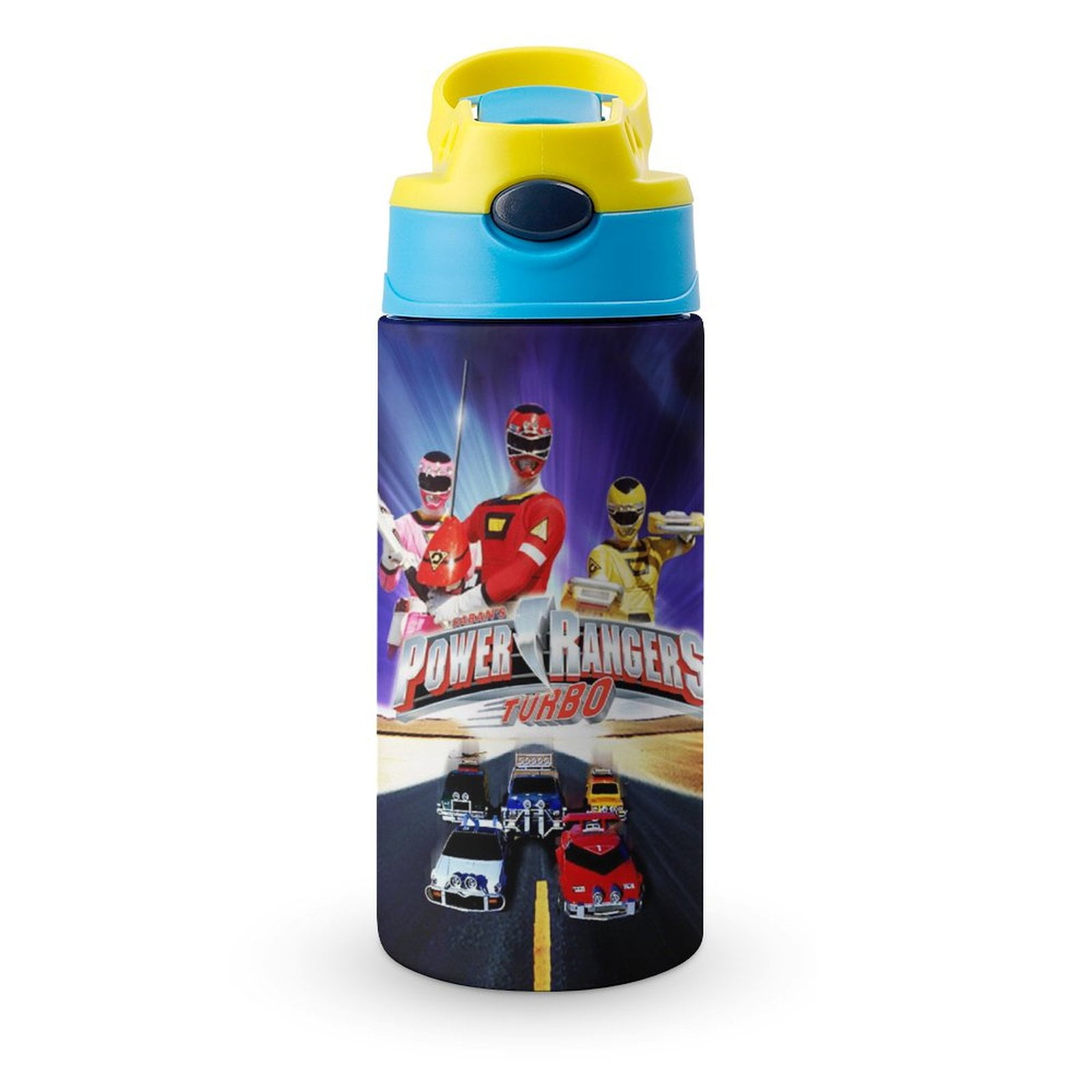 Power Rangers Water Bottle with Straw Vacuum Insulated Stainless Steel ...