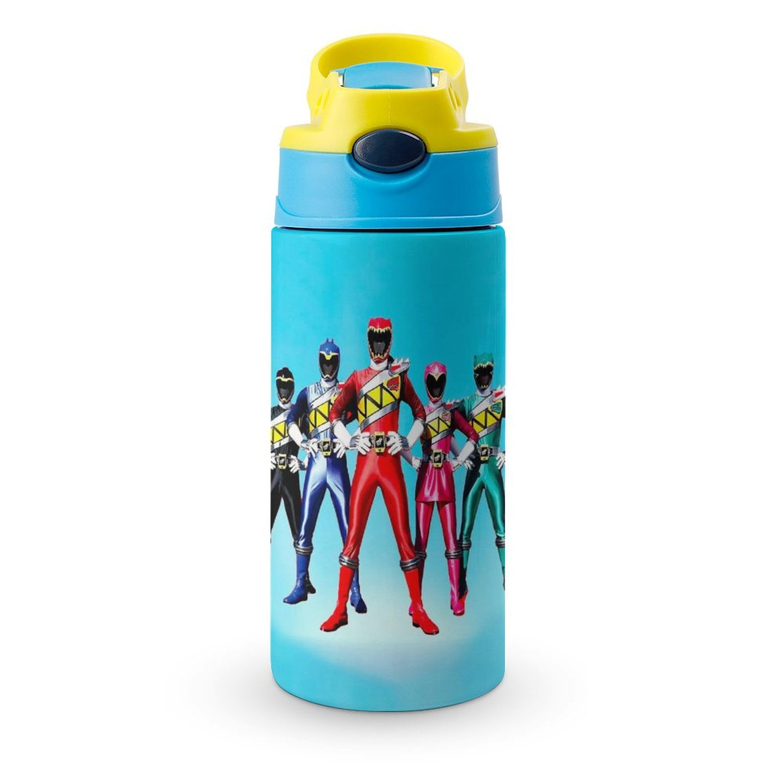 Power Rangers Water Bottle with Straw Vacuum Insulated Stainless Steel ...