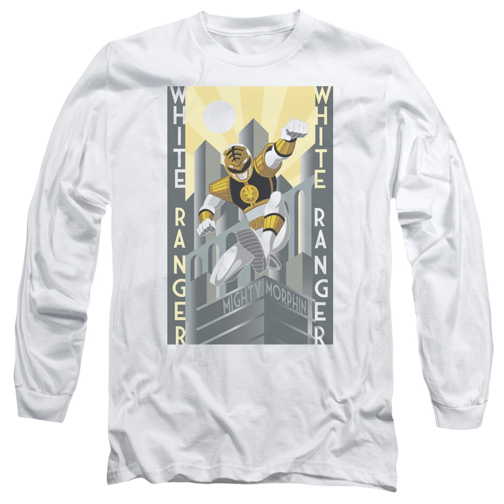 Power Rangers - White Ranger Deco - Long Sleeve Shirt - Small - Walmart.com