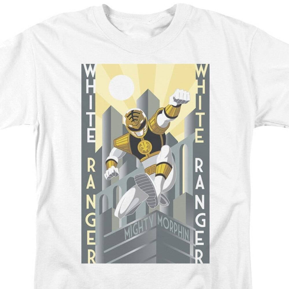 Power Rangers White Ranger Deco White Shirts - Walmart.com