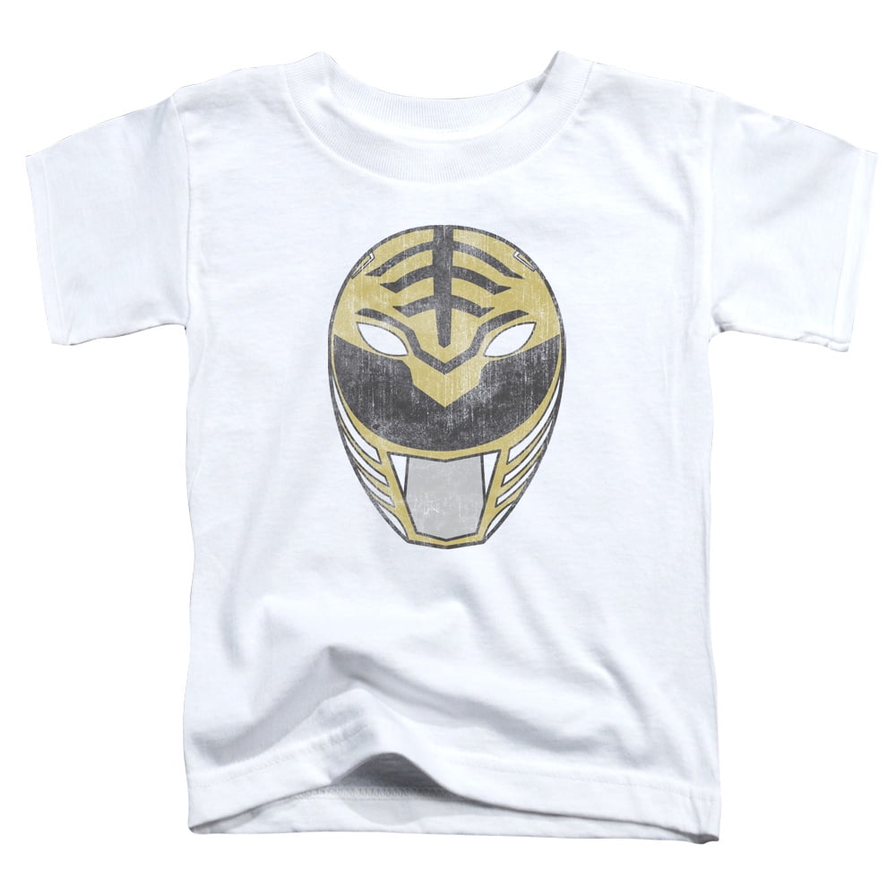 Power Rangers - White Ranger Mask - Toddler Short Sleeve Shirt - 2T ...
