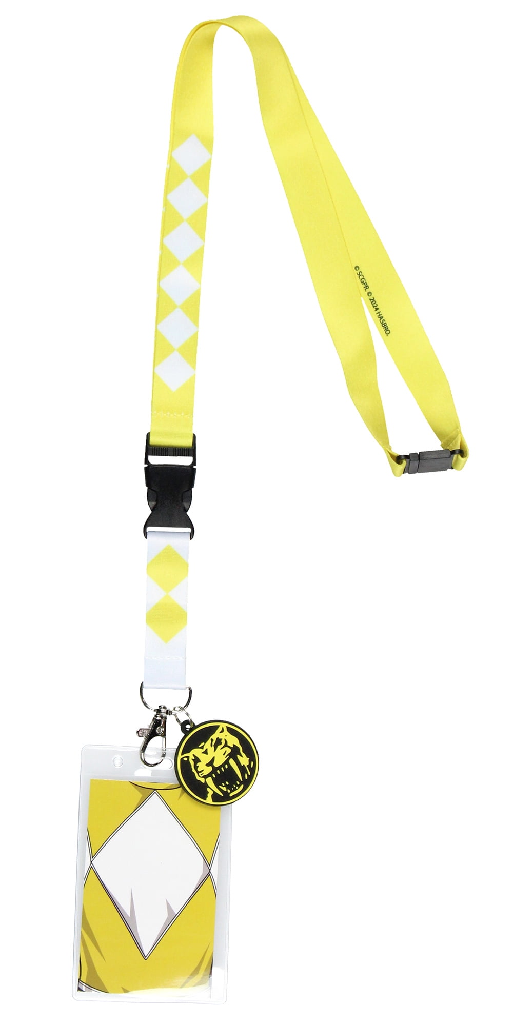 Power Rangers Yellow Ranger ID Lanyard Badge Holder w Character Card ...