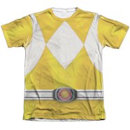 Power Rangers Adult Yellow Ranger Costume T-Shirt - Walmart.com