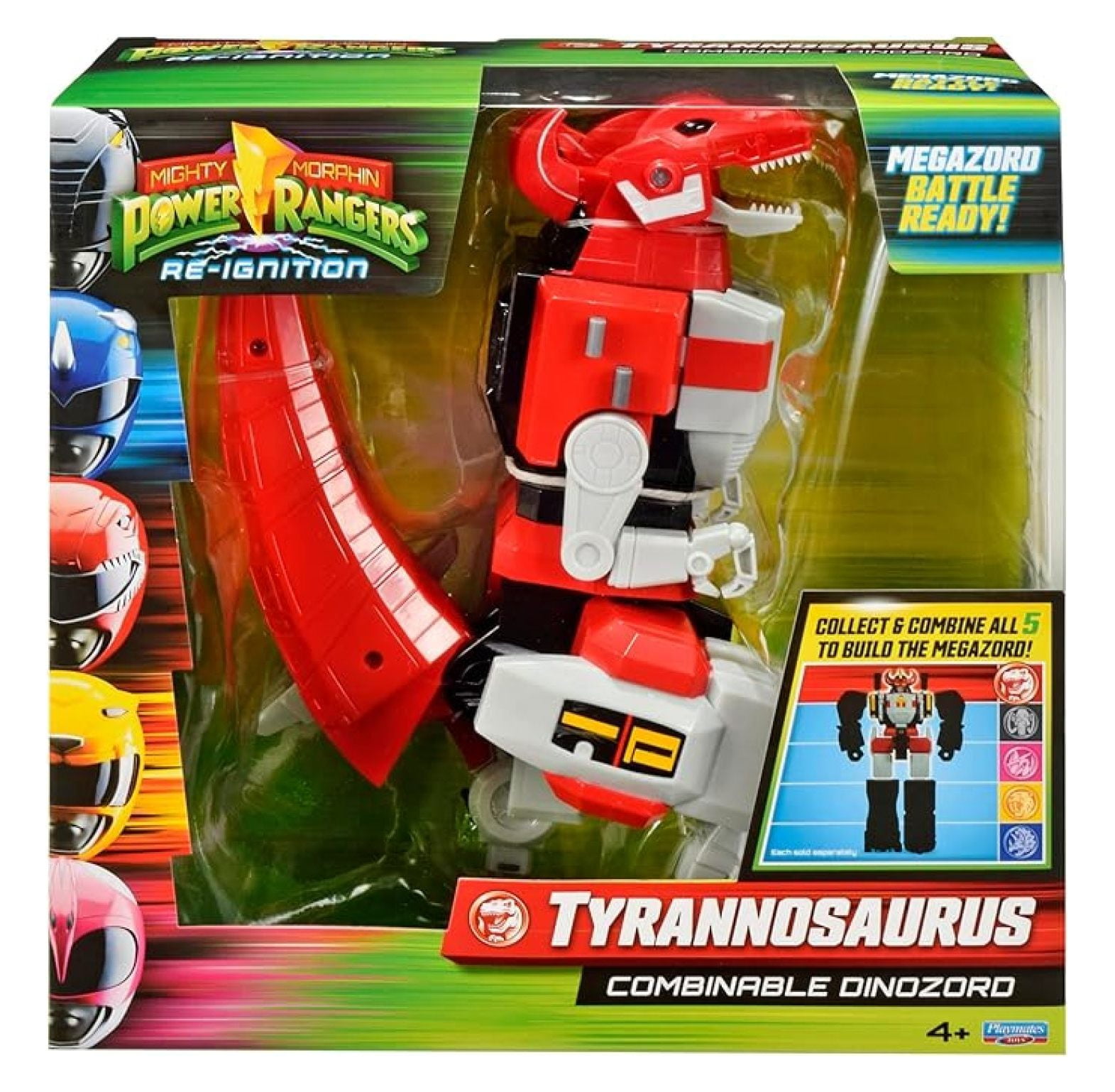 Power Re-Ignition 6 Inch Action Figure Combinable Megazord ...