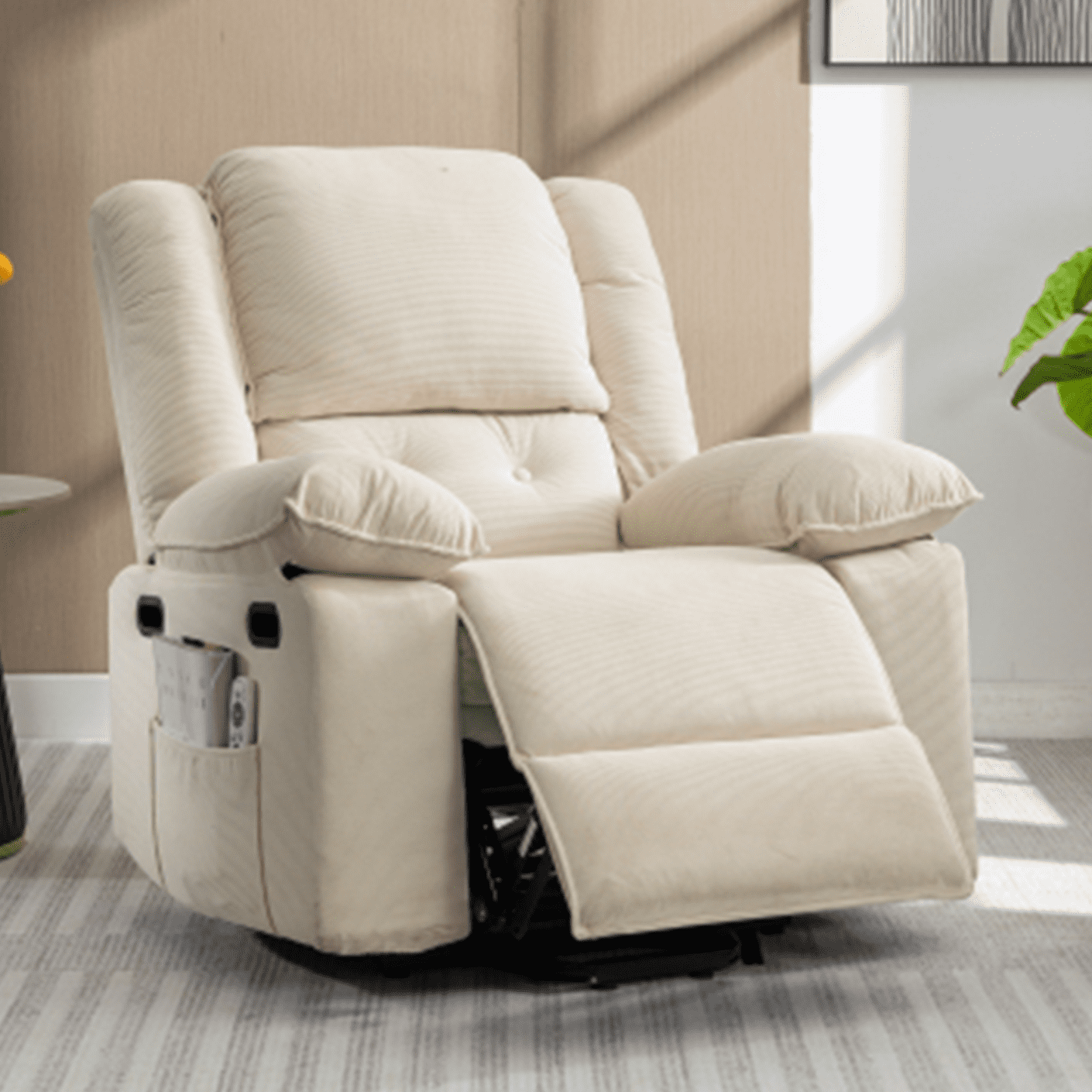 Power Recliner Chair for Elderly, Power Massage Lift Chair with Heat ...