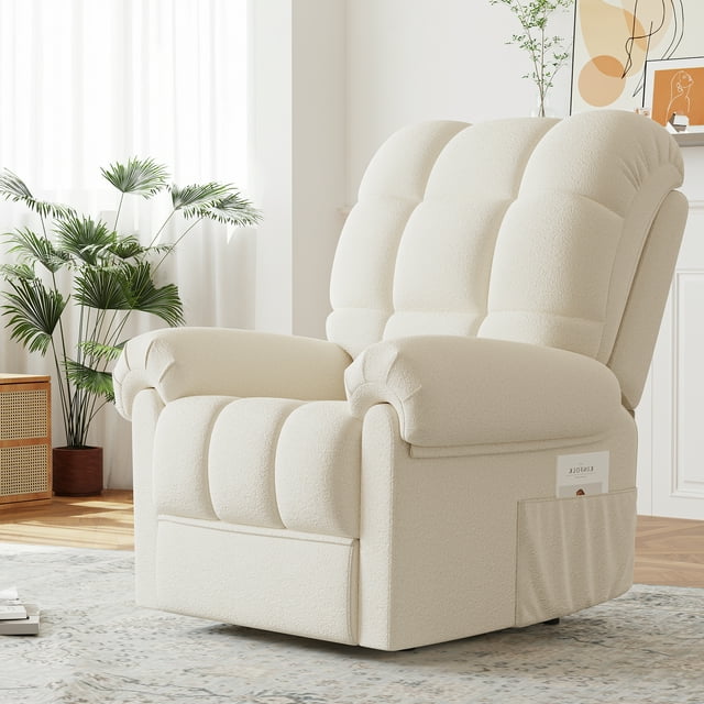 Electric Power Recliner Chair with USB, Comfy Cloud Sofa, Adjustable ...