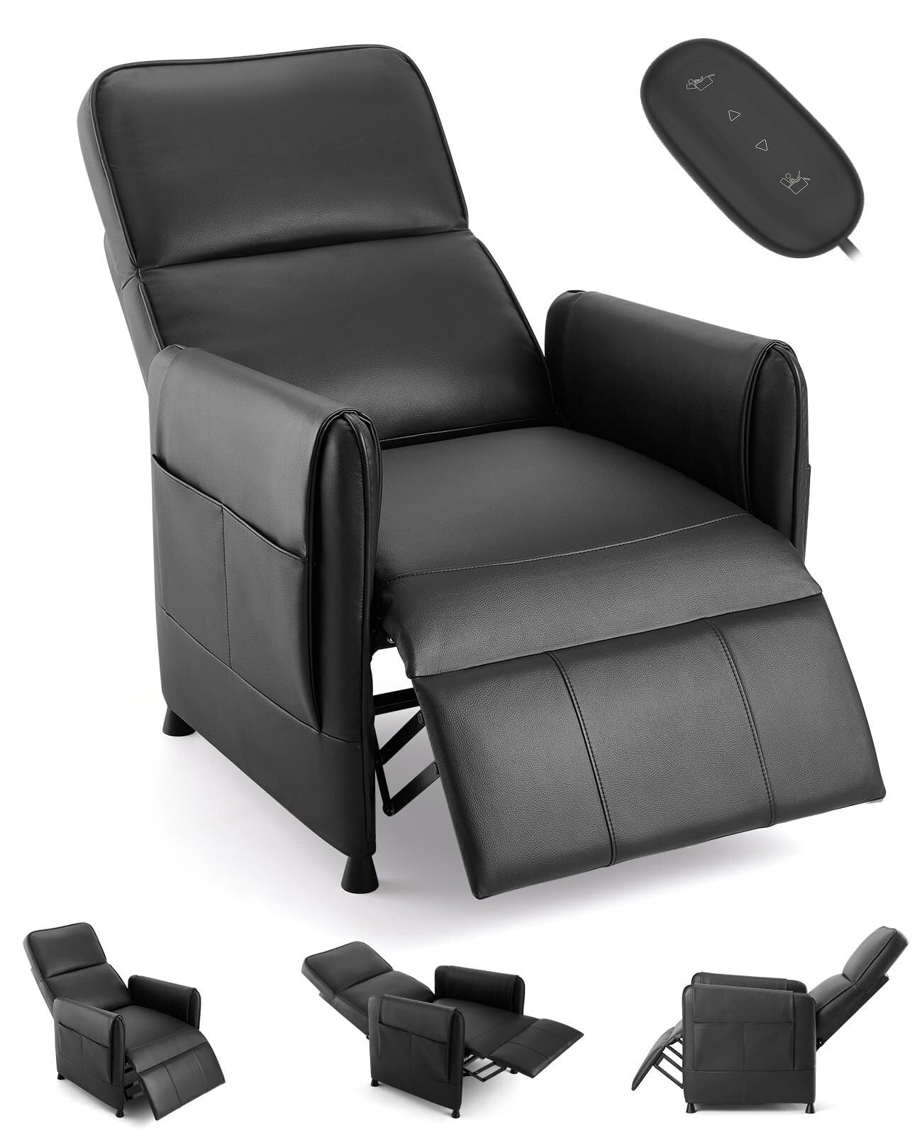 Power Recliner Chair with Thick Plush Cushioning - Electric Adjustable ...