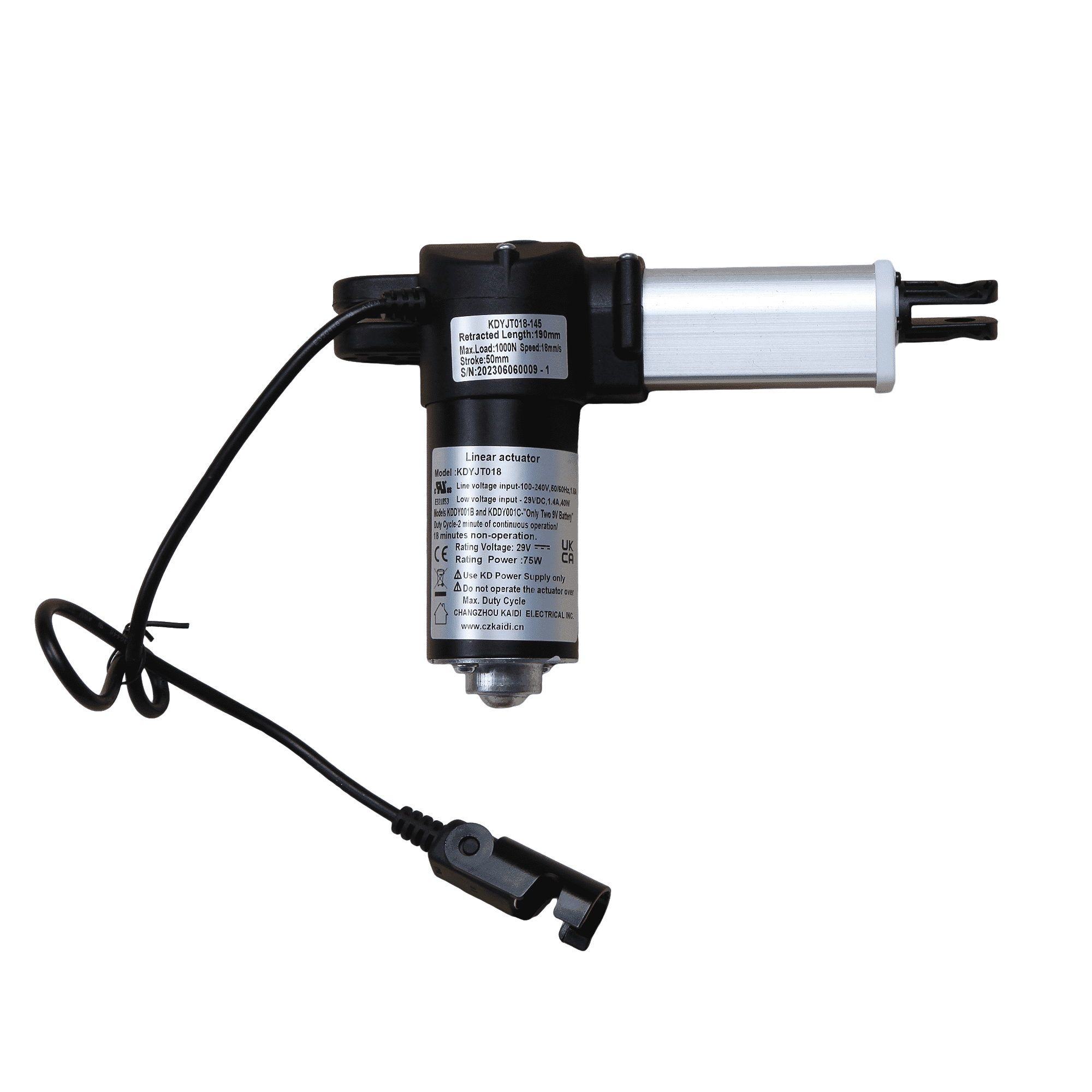 Power Recliner Electric Sofa Lift Chairs Kaidi Linear Actuator Model ...