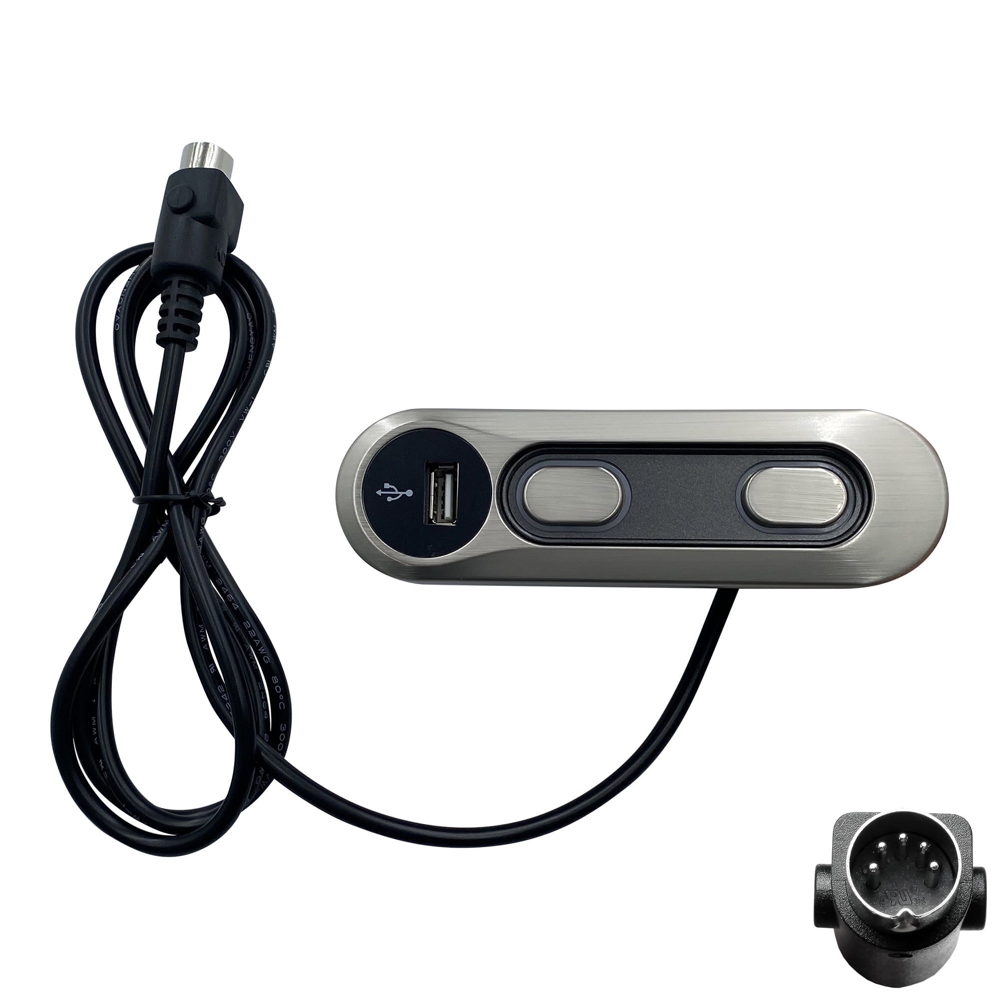 Power Recliner Kaidi 2 Button 5 Pin Switch Hand Control Model KDH127F ...