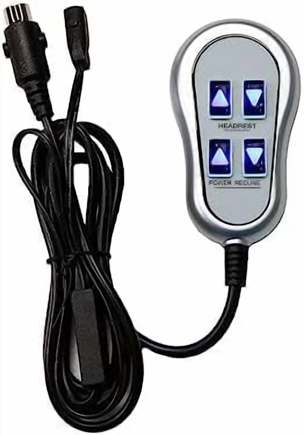 Power Recliner Lift Chair Raffel Systems 4 Button 5 Pin Lighted Hand ...