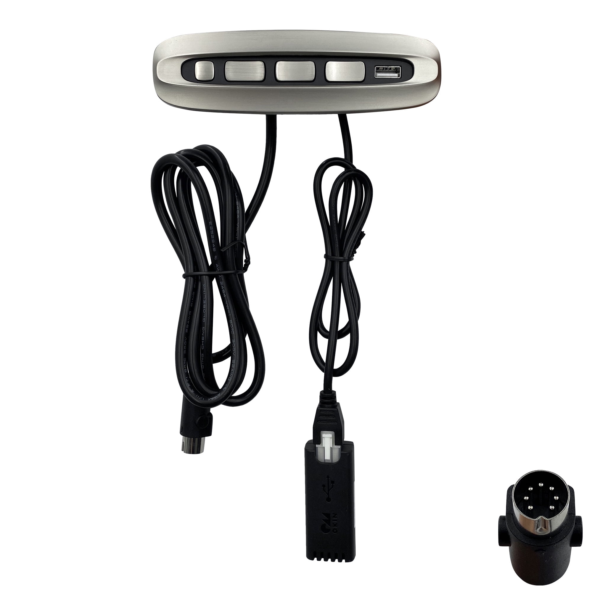 Power Recliner Okin 7 Button 7 Pin Switch Hand Control Model JLDK.55.07.01 Replacement with USB ...