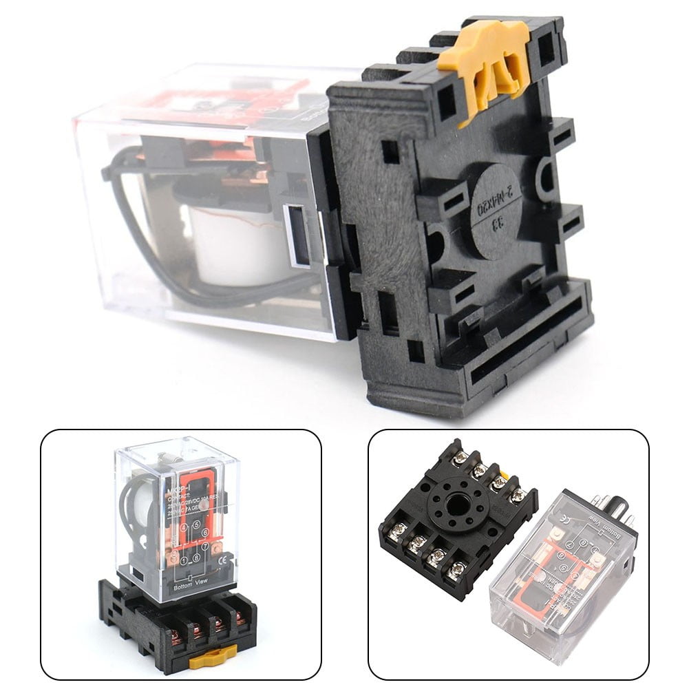Power Relay Mk2P I General Purpose Relay 8 Pin Dpdt, Coil Volts Dc12V, Dc24V, Ac110V, Ac220V ...