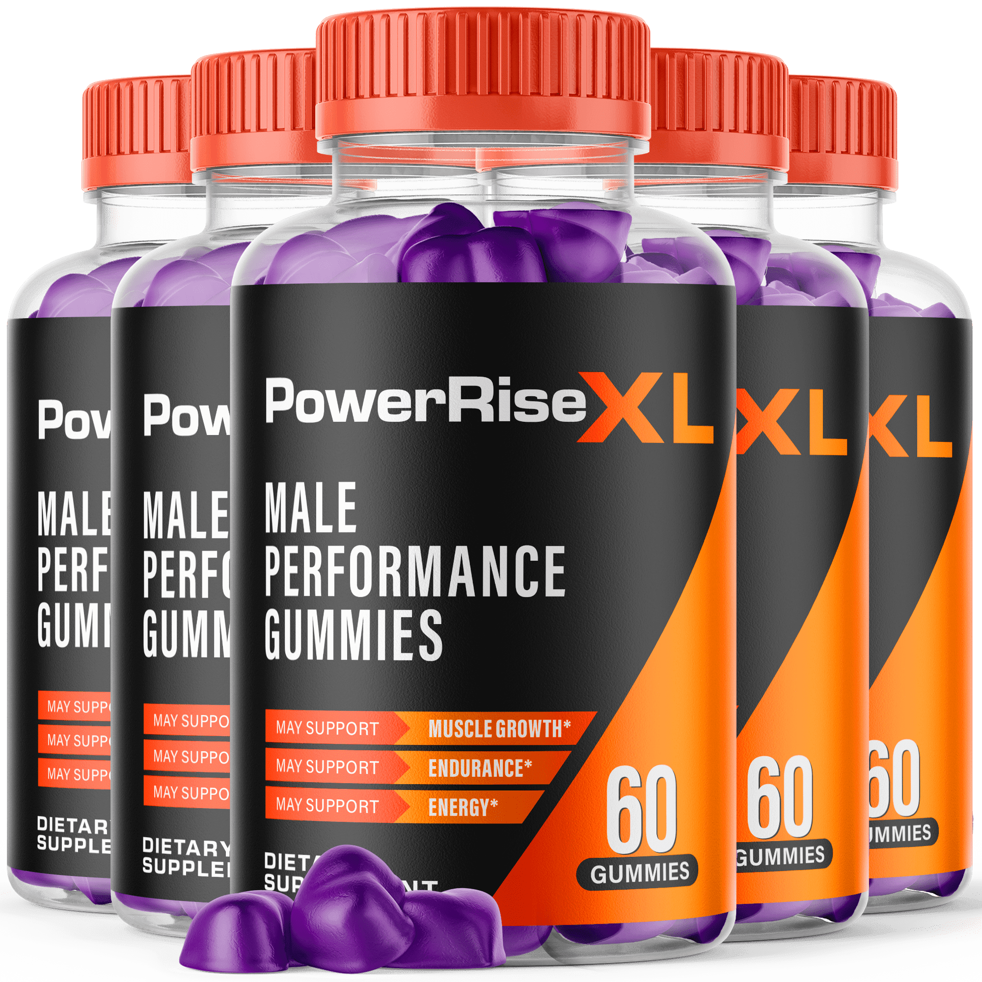 Power Rise XL Mens Gummies Advanced Formula Chewable Supplement 300 ...