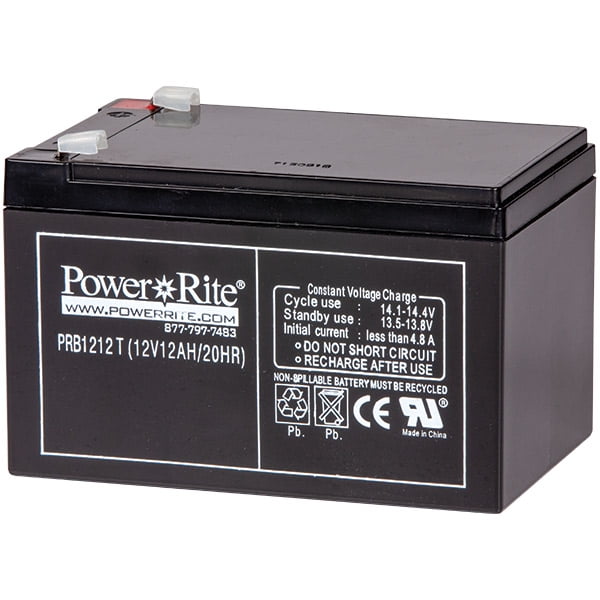 Power Rite Battery, 12V, 12 Ah (1 Unit) - Walmart.com