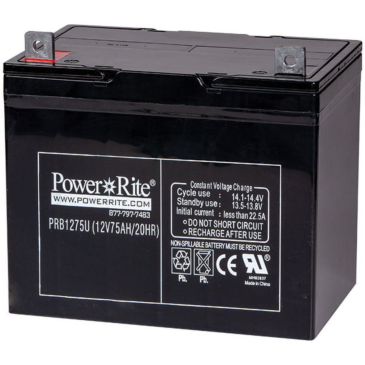 Power Rite Battery, 12V, 75 Ah (1 Unit) - Walmart.com