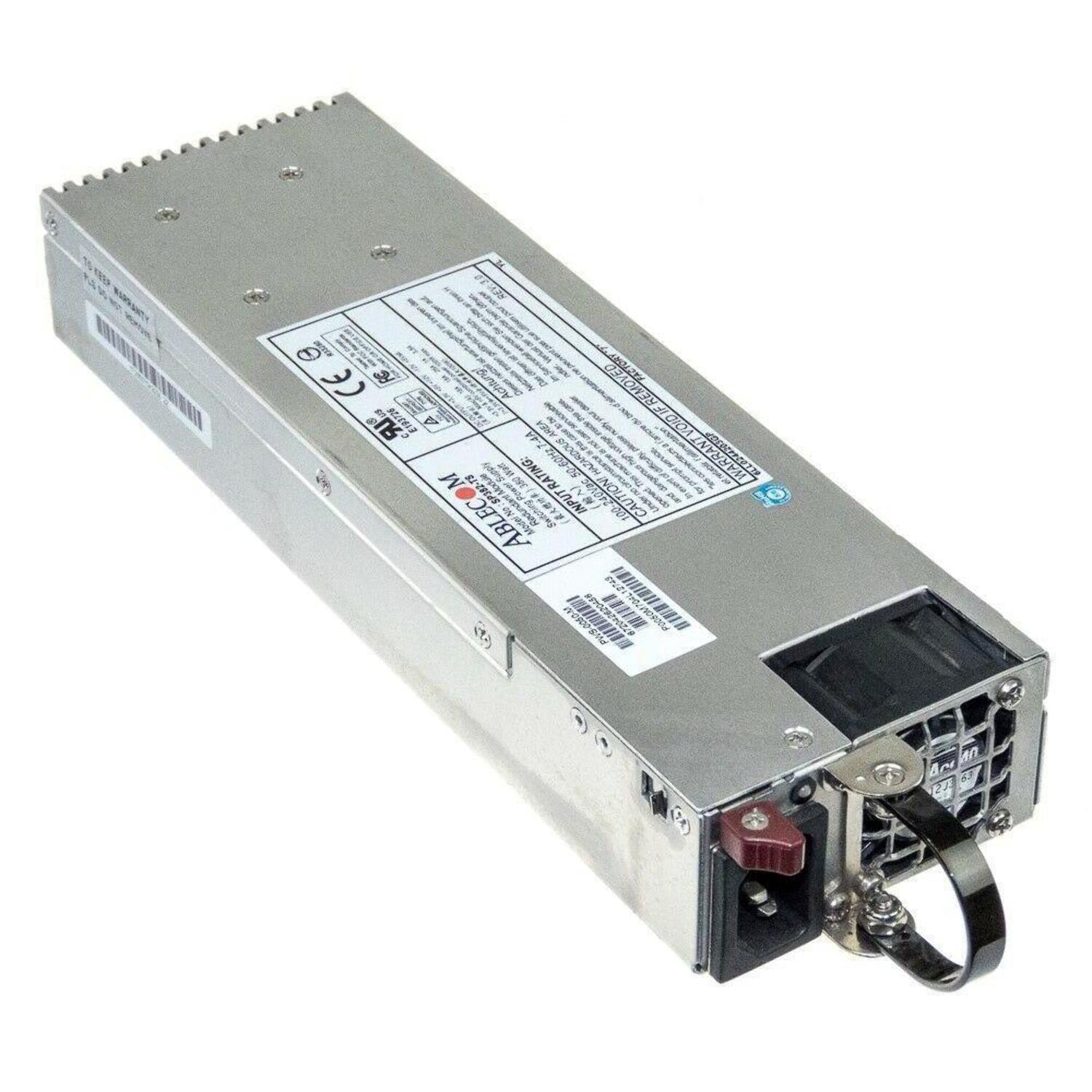 Power SUPERMICRO SP382-TS 380W HOT SWAP POWER SUPPLY PWS-0050-M ...