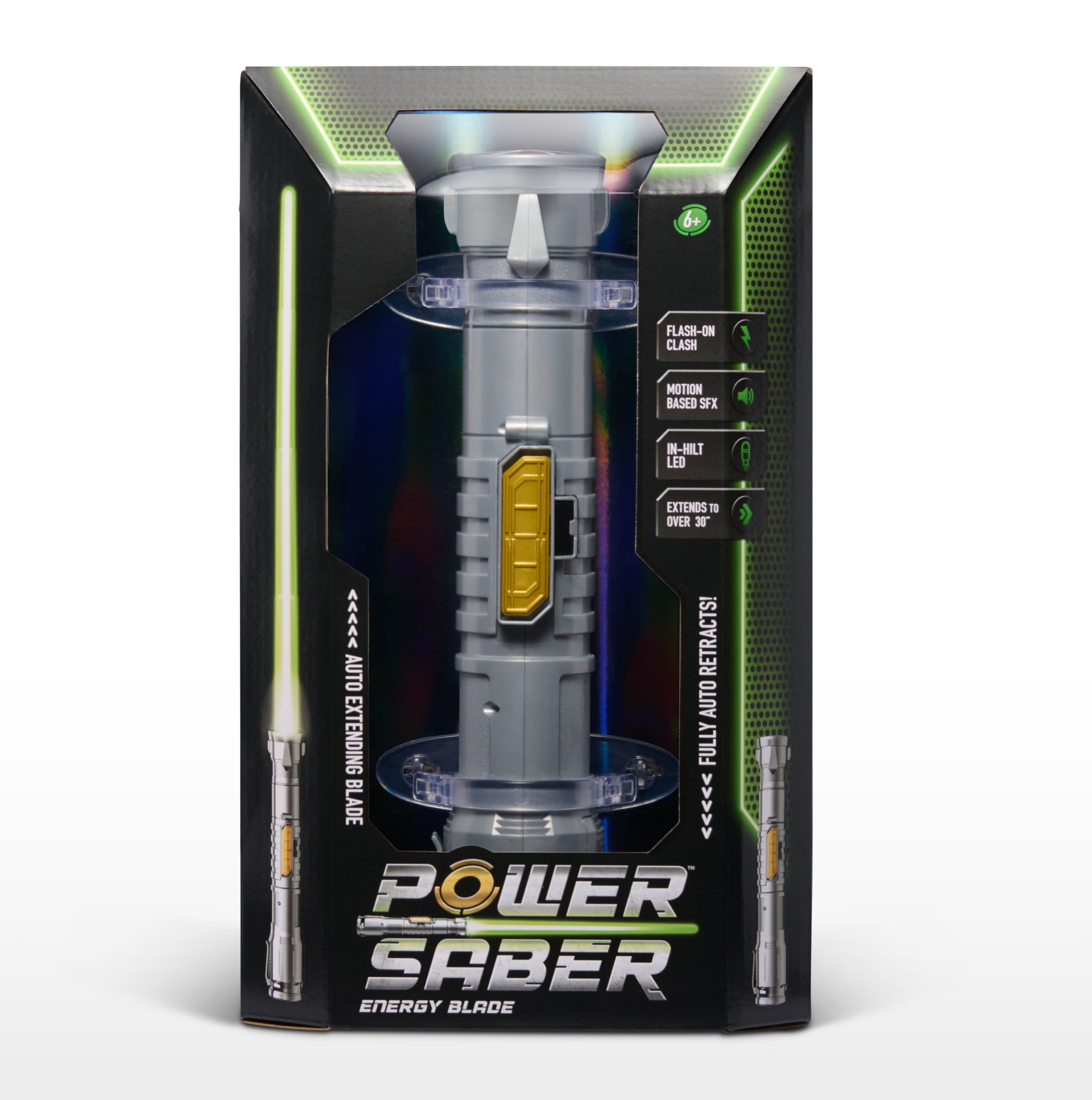 Power Saber Energy Blade Green with Realistic & Safe Battle Action ...