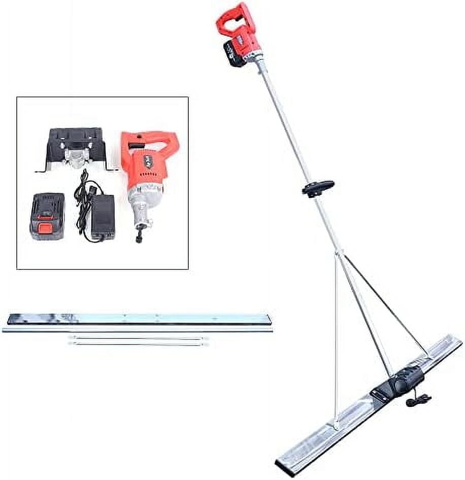 Power Screed Concrete Finishing Vibra Tool, Electric Cordless Screed ...