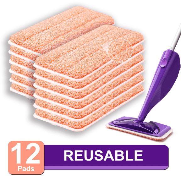 Triangular Dust Mop with 180° Rotating Head | Extendable Handle for Wet ...