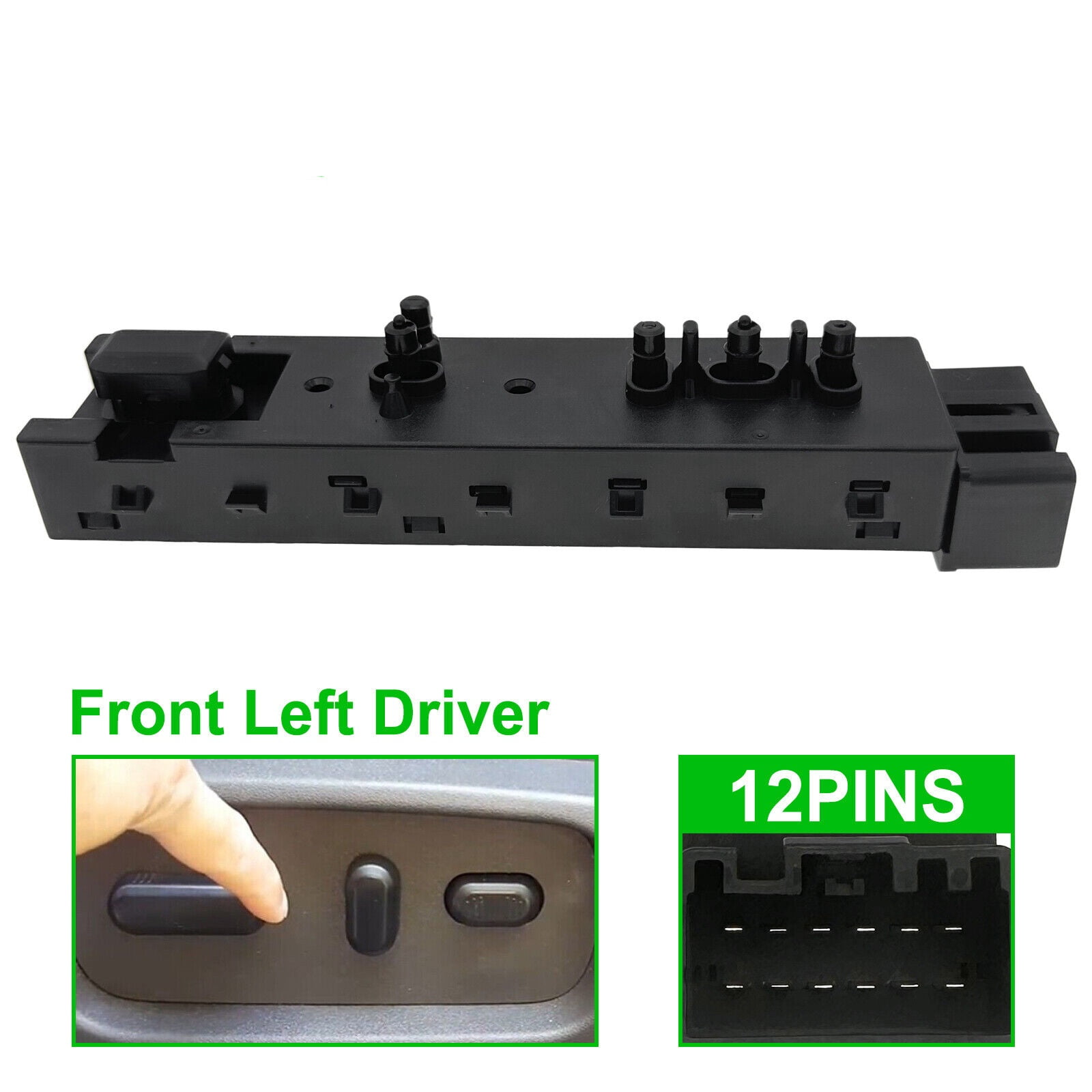Power Seat Adjustment Control Switch Front 10Way For Ford Flex 13-19 ...