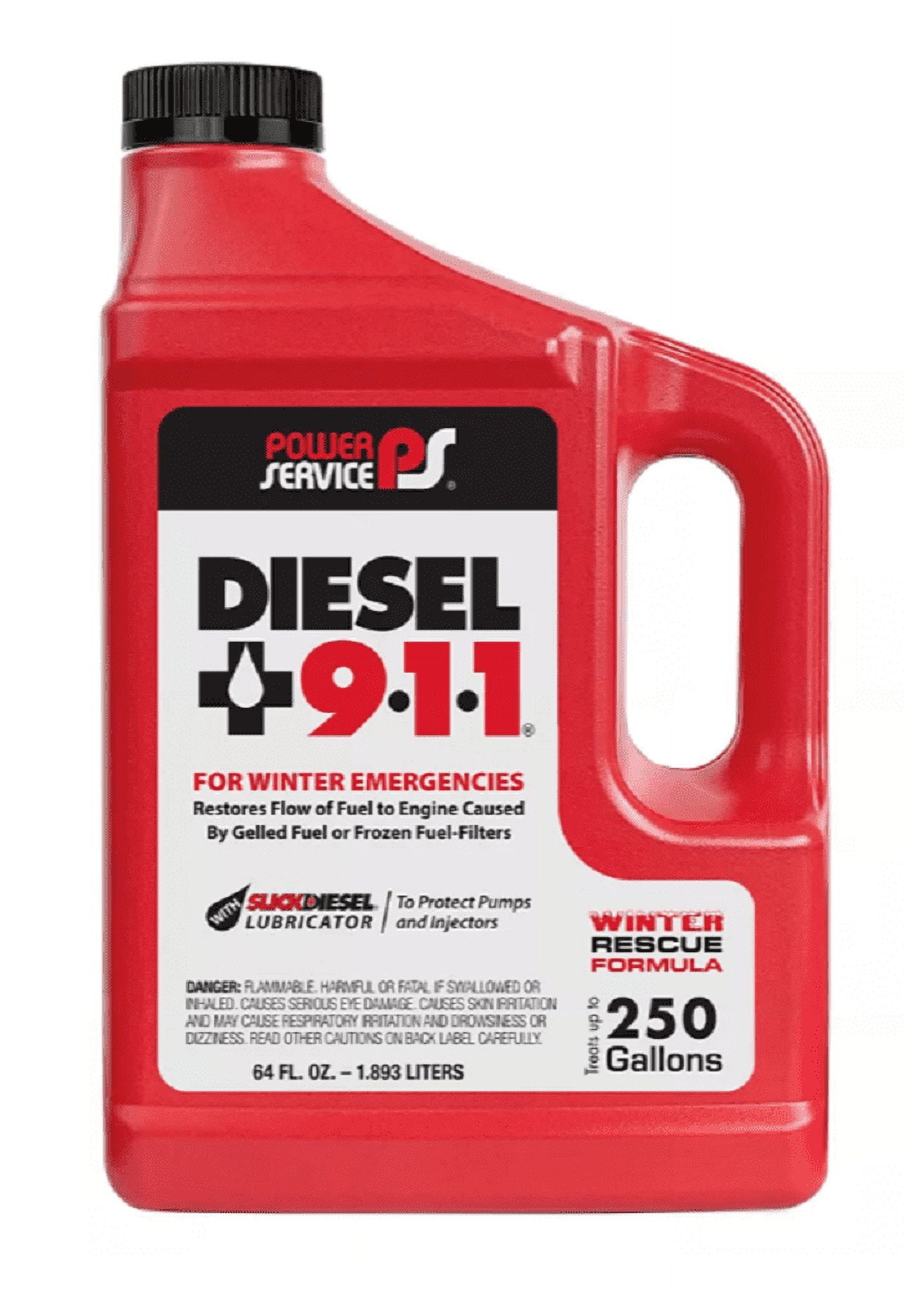 Power Service 8064 Diesel 9-1-1 Winter Rescue Formula, 64 oz. - Walmart.com
