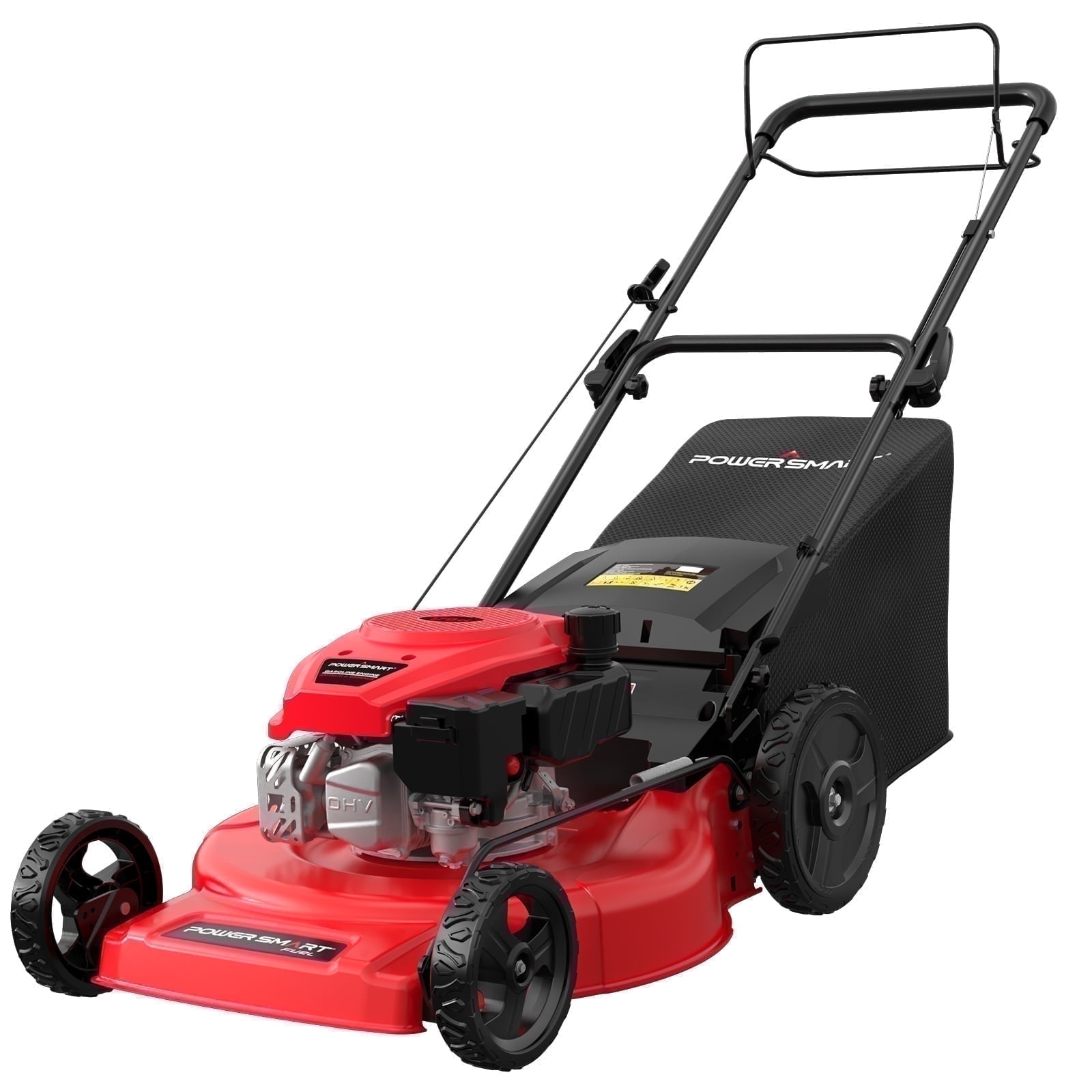 Power Smart 170CC 22" 3-in-1 Gas Self-Propelled Lawn Mower with 6 ...