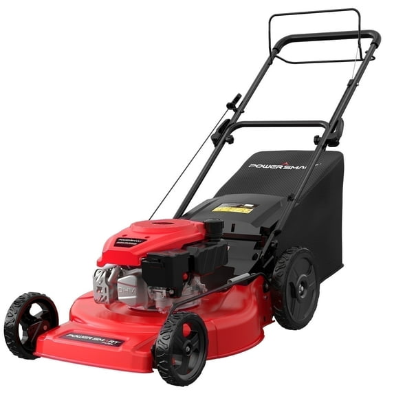 PowerSmart 170CC 22" 3-in-1 Gas Self-Propelled Lawn Mower with 6 ...