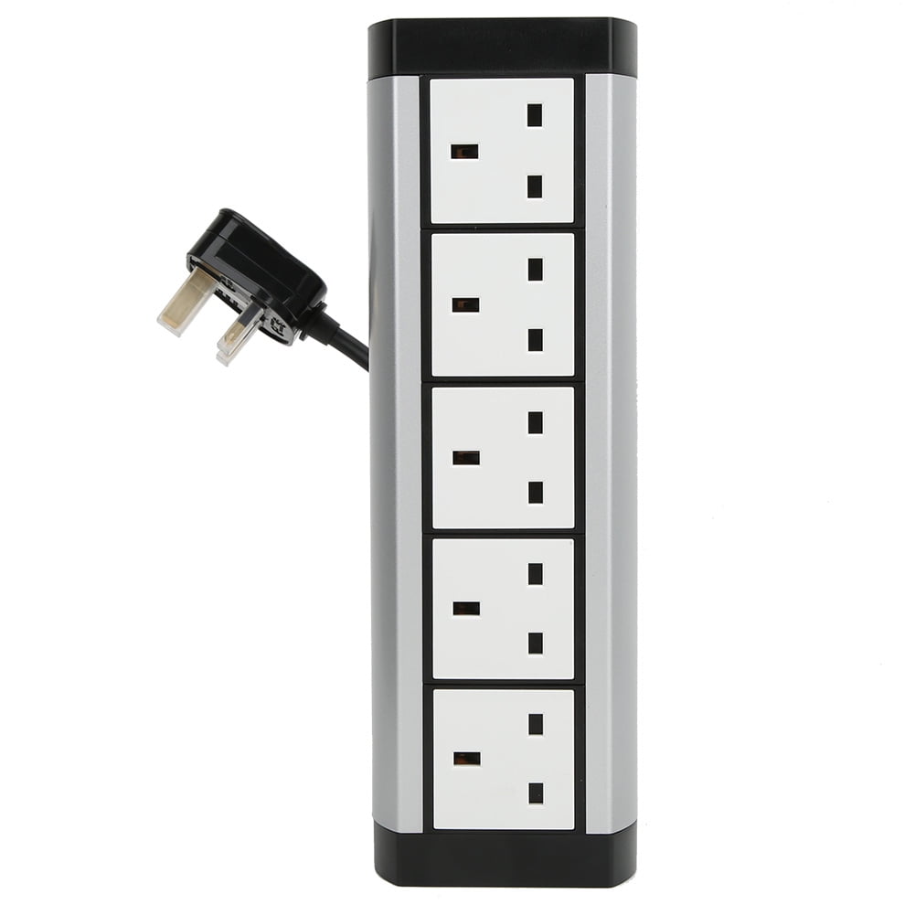 Power Socket 5 Outlets Table Type Electrical Appliances for Home Office ...