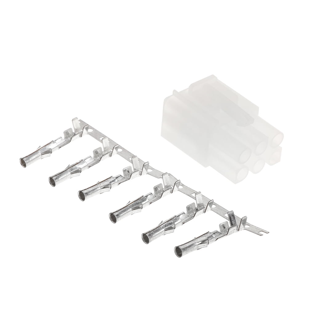 Power Socket Cable Connector 6 Pin Shortwave Radio Plug Cord Adapter ...