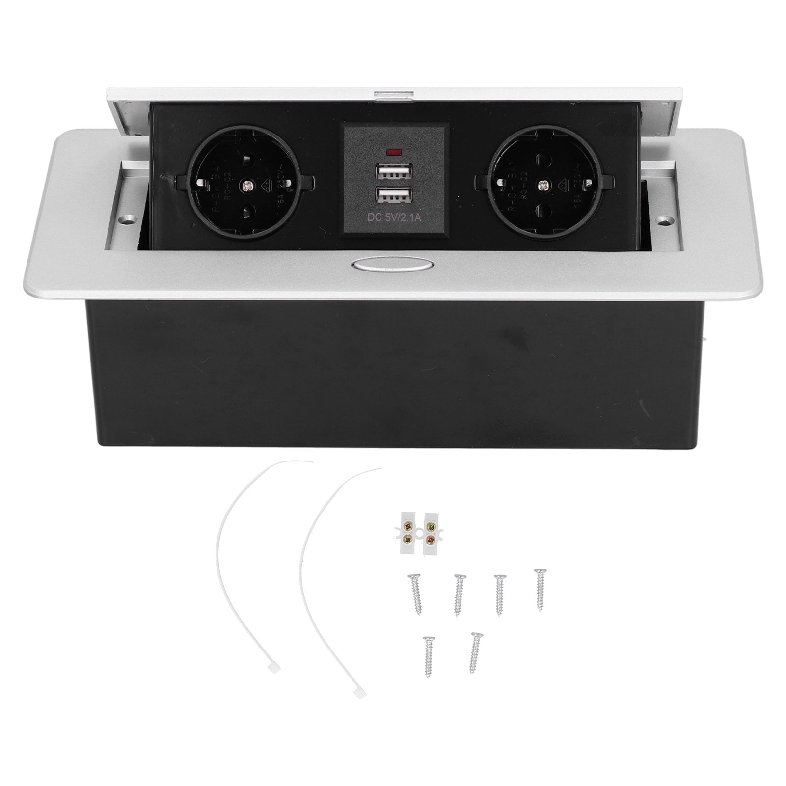 Power Socket Multifunctional Desktop Recessed Charging Station with 2 ...