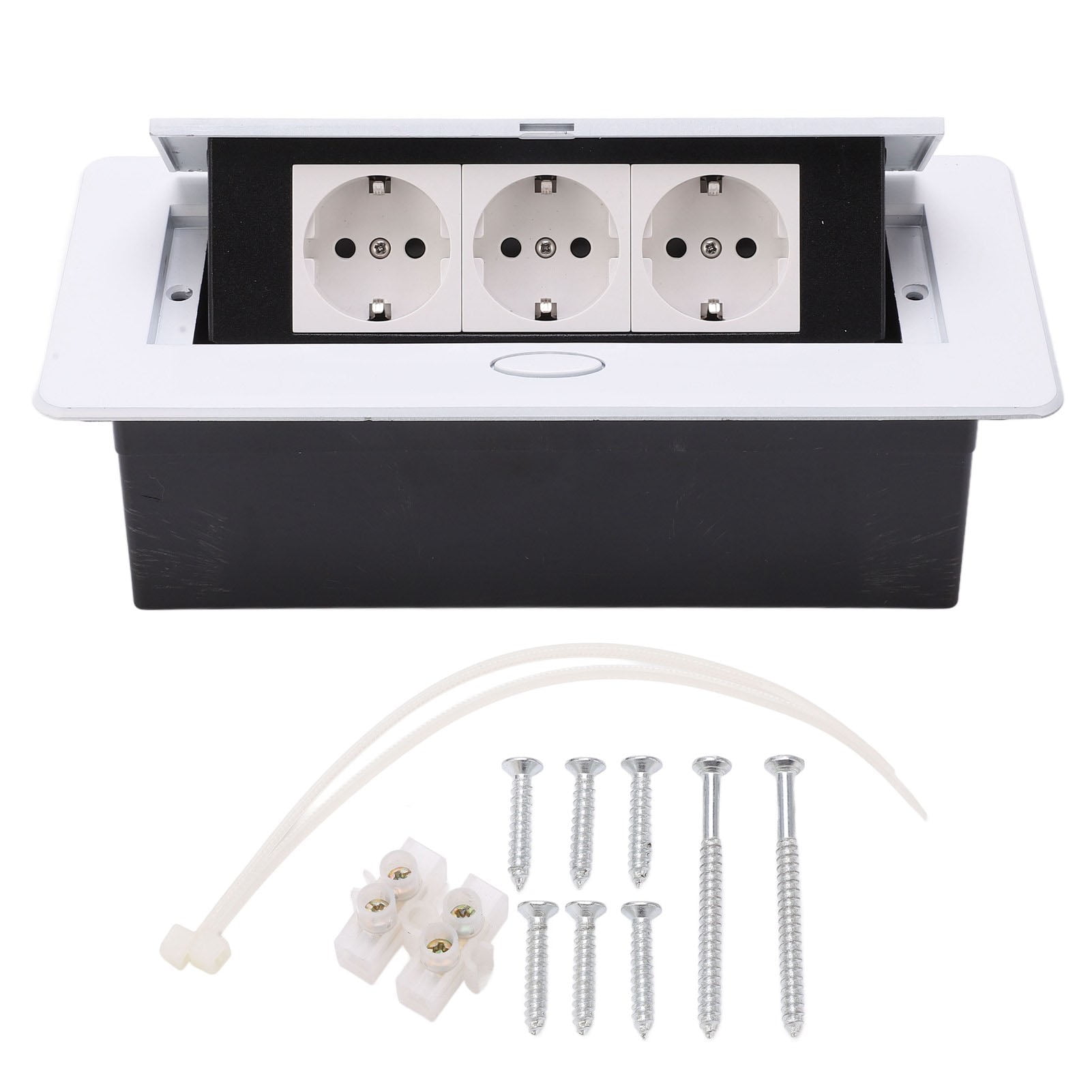 Power Socket Recessed Bounce Design Power Strip Embedded Desktop Outlet ...