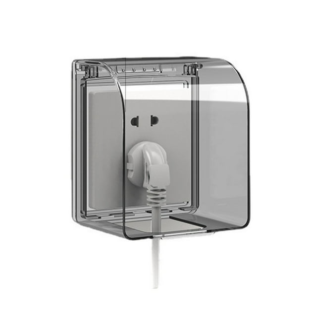 Power Socket Waterproof Box Plug Cover 86 Type Switch Protection Self ...