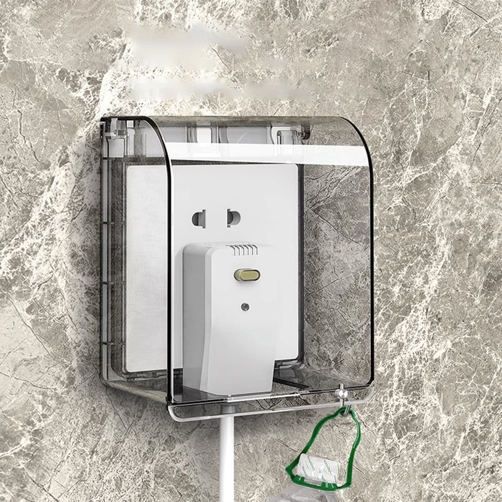 Power Socket Waterproof Box Plug Cover 86 Type Switch Protection Self ...