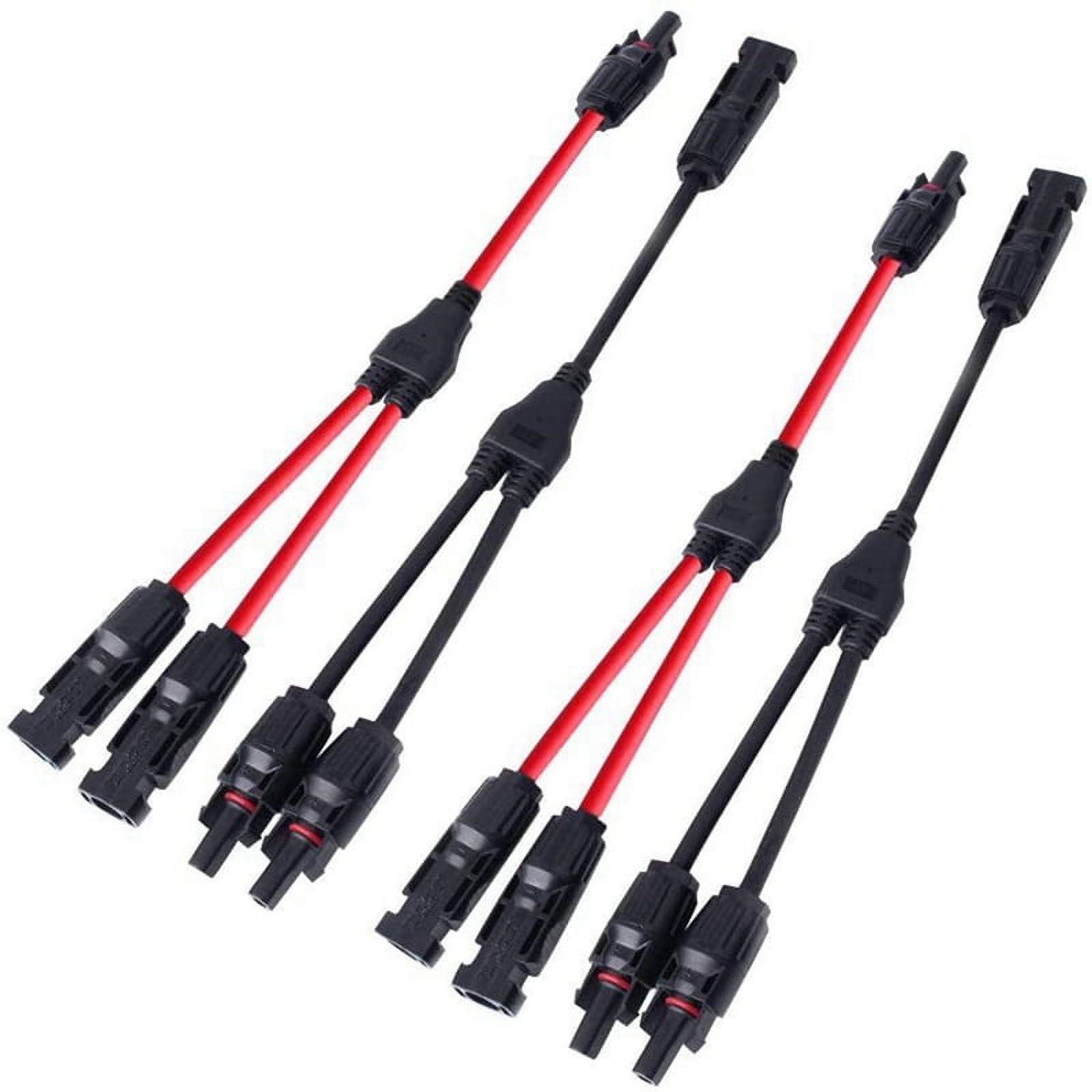 Power Solar Connector Y-Branch Cable, Solar Cable Parallel Adapter for ...