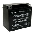 Power-Sonic 12V 200 CCA Start-Stop AGM Battery, PS-AUX14, for Group 400 & AUX14 Replacement ...