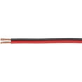 Power/Speaker Zip Cord Wire 10 AWG 2-conductor 50 ft. (Red/Black ...